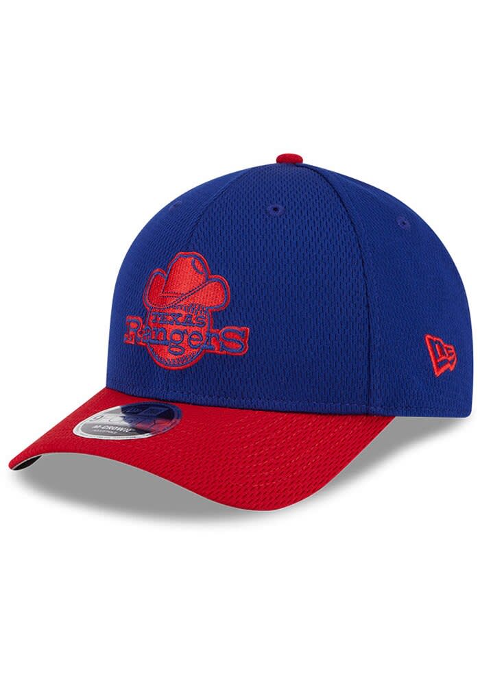 New Era Texas Rangers BLUE 2025 Clubhouse Modern Crown 9FORTY ...