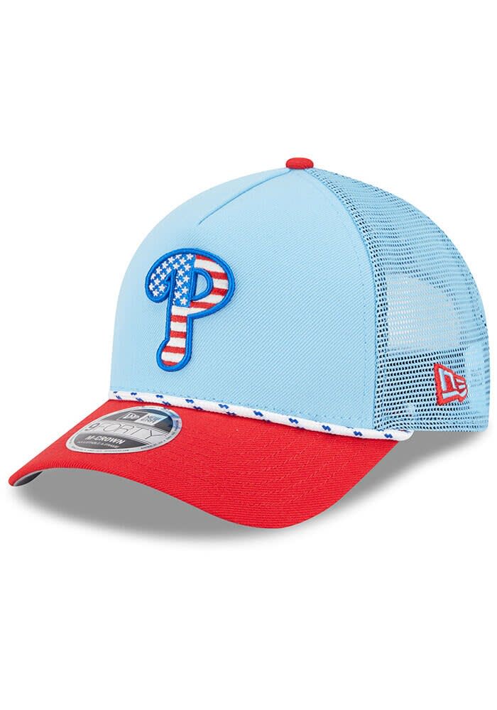 New Era Philadelphia Phillies LIGHT BLUE 2025 MLB 4th of July 9FORTY ...