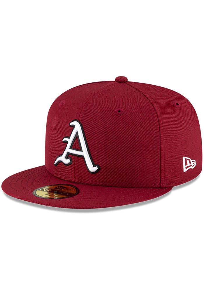 Arkansas Razorbacks Mens Basic 59FIFTY Red New Era Fitted Hat - 59038105
