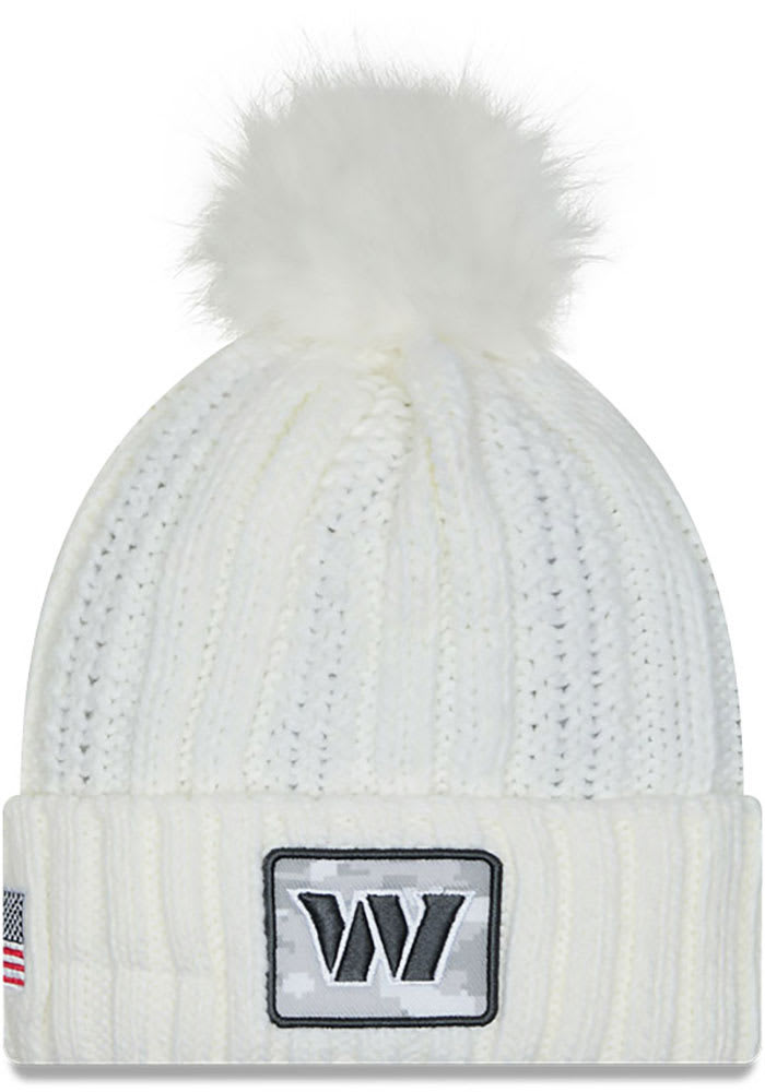 Washington Commanders New Era Womens 2024 Salute To Service Cuff Pom ...