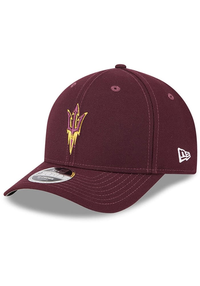 New Era Arizona State Sun Devils MAROON Team M Crown 9FORTY Adjustable ...