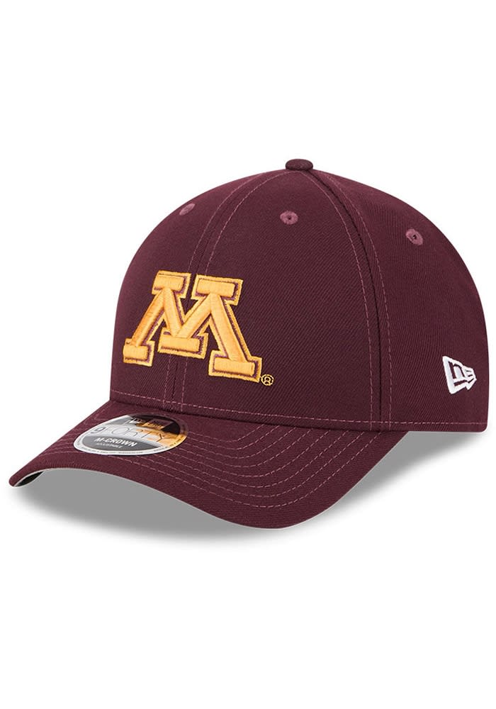 New Era Minnesota Golden Gophers MAROON Team M Crown 9FORTY Adjustable ...