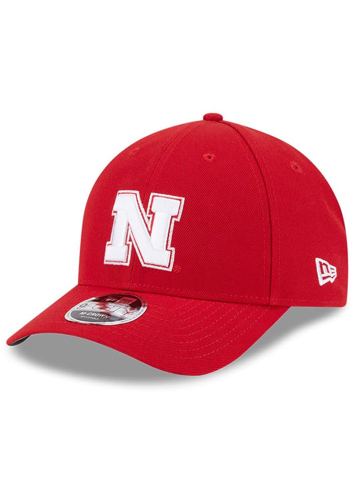New Era Red Nebraska Cornhuskers Team M Crown 9FORTY Adjustable Hat ...