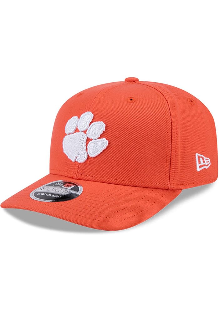 New Era Clemson Tigers ORANGE Stretch Snap 9SEVENTY Adjustable Hat ...