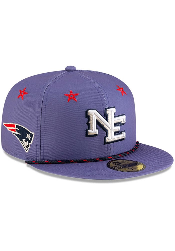 New England Patriots Mens 2025 NFL Rivalry 59FIFTY NAVY HEATHER MULTI ...