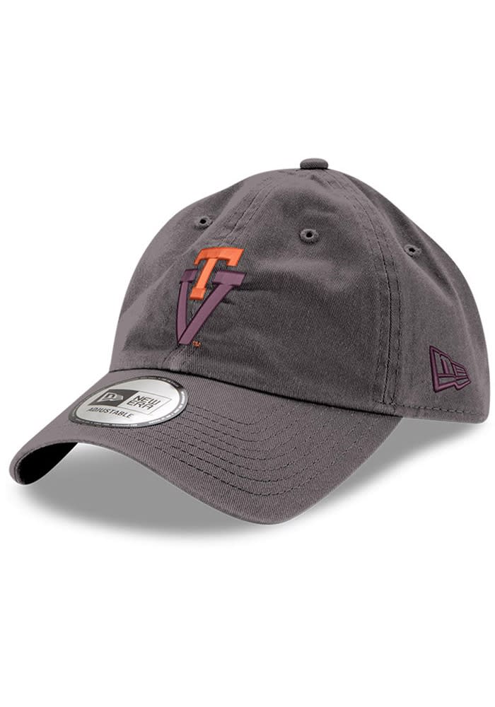 New Era Virginia Tech Hokies GREY Casual Classic Adjustable Hat - 59044948