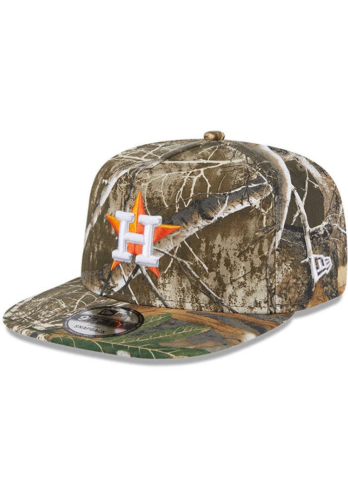 New Era Houston Astros CAMO 9FIFTY A-Frame Adjustable Hat - 59045253