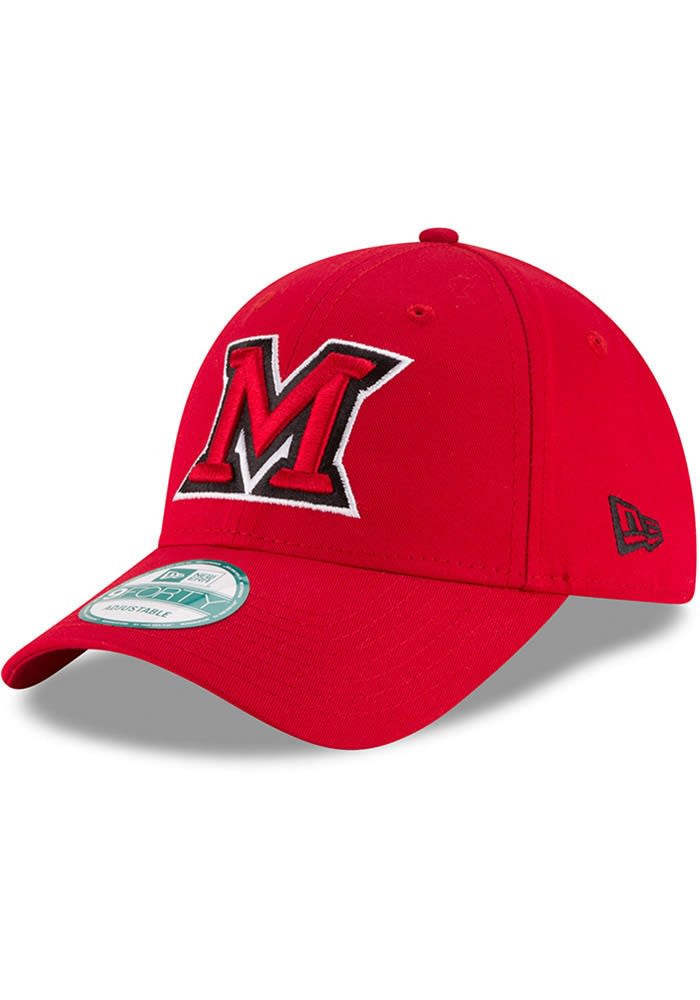 New Era Miami RedHawks Red The League 9FORTY Classic Adjustable Hat ...