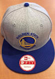 Golden State Warriors New Era GRAY Heather 9FIFTY Snapback Hat - 5905889