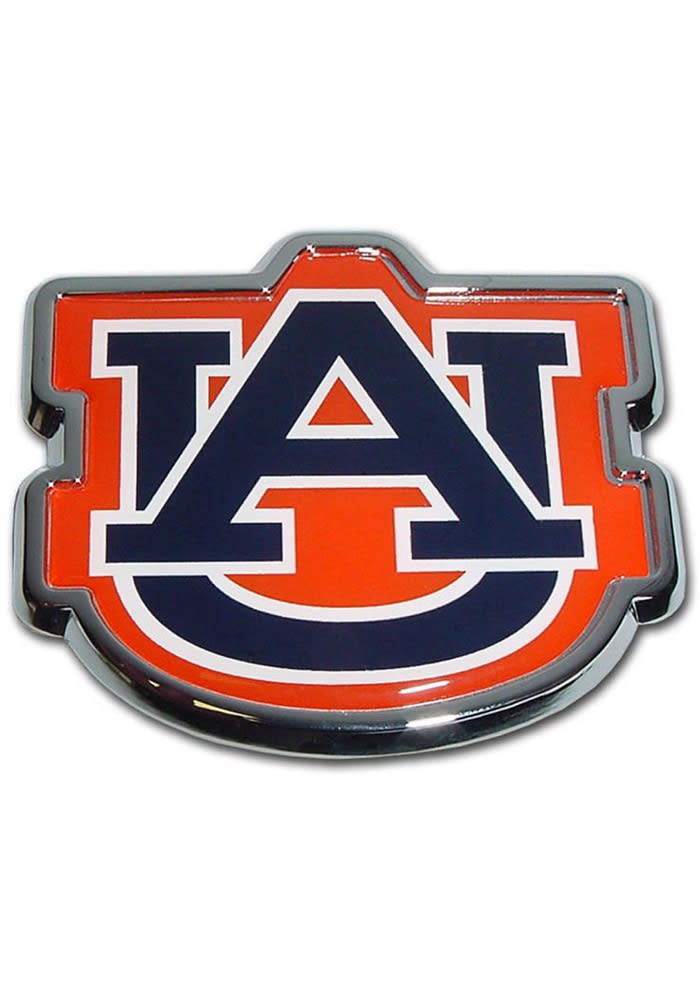 Auburn Tigers NAVY Color Chrome Car Emblem - 603101150