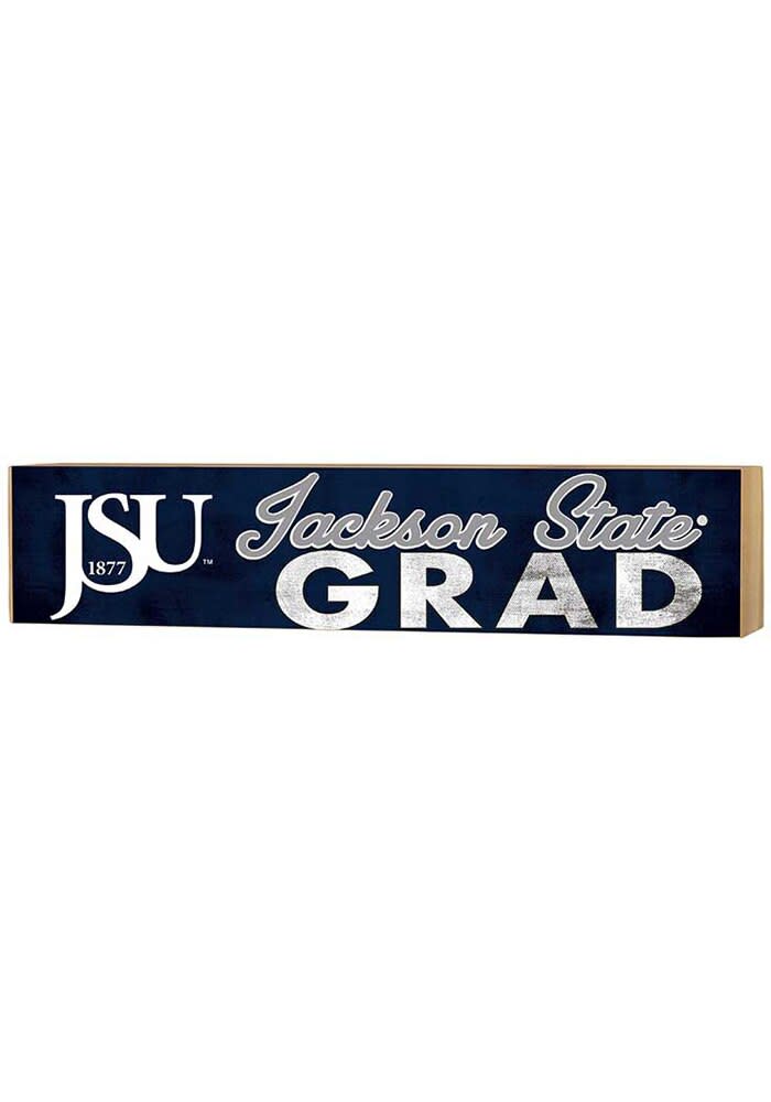 KH Sports Fan Jackson State Tigers NAVY Grad graduation graphic Sign ...