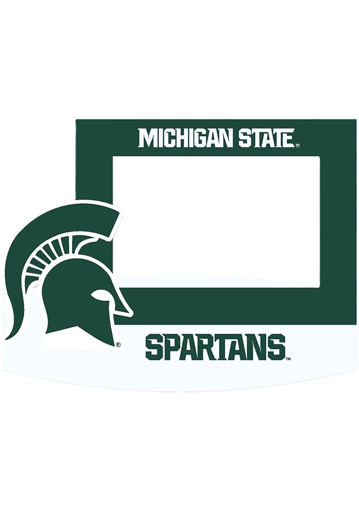 Michigan State Spartans GREEN 4x6 Standee Mascot Picture Frame - 61492301