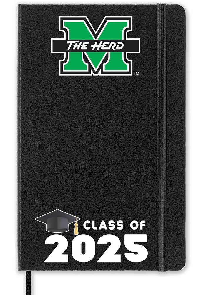 Marshall Thundering Herd BLACK Class of 25 team logo Notebook and Folder - 6374245