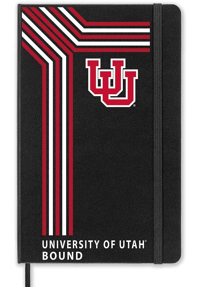 Utah Utes BLACK School Bound team logo Notebook and Folder - 63919126