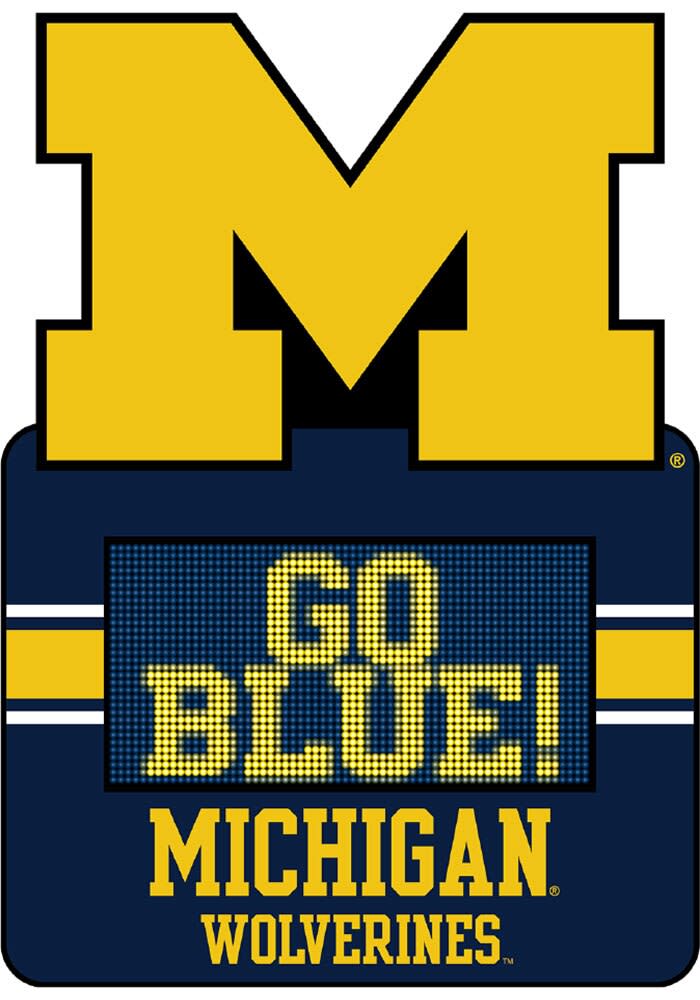 Michigan Wolverines BLUE LED Marquee Sign - 640740650