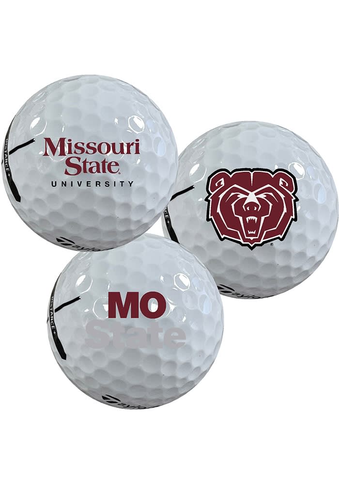Missouri State Bears White team logo Golf Balls - 64142107