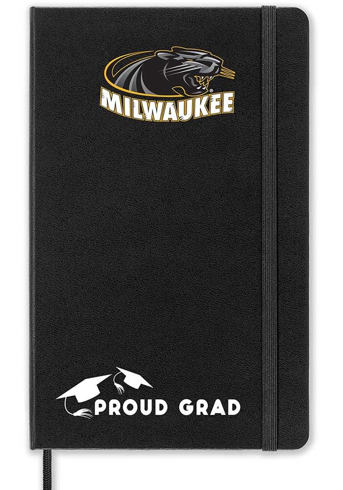 Wisconsin-Milwaukee Panthers BLACK Proud Grad team logo Notebook and ...