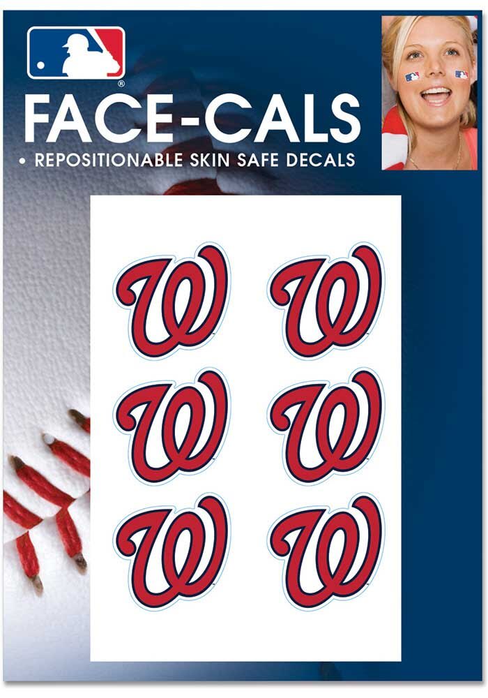 Washington Nationals Red 6pk Tattoo - 645344222