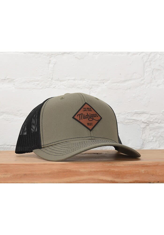 Michigan 112 Trucker Adjustable Hat - GREEN