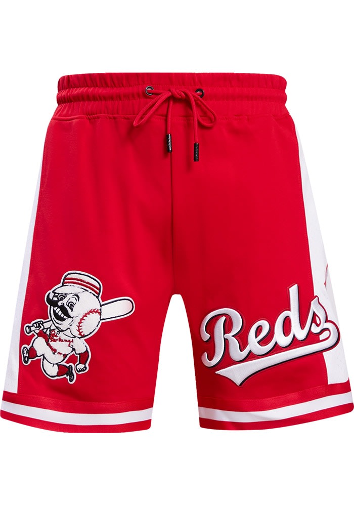 Cincinnati Reds Mens Pro Standard Red Retro Chenille Shorts - 64921160
