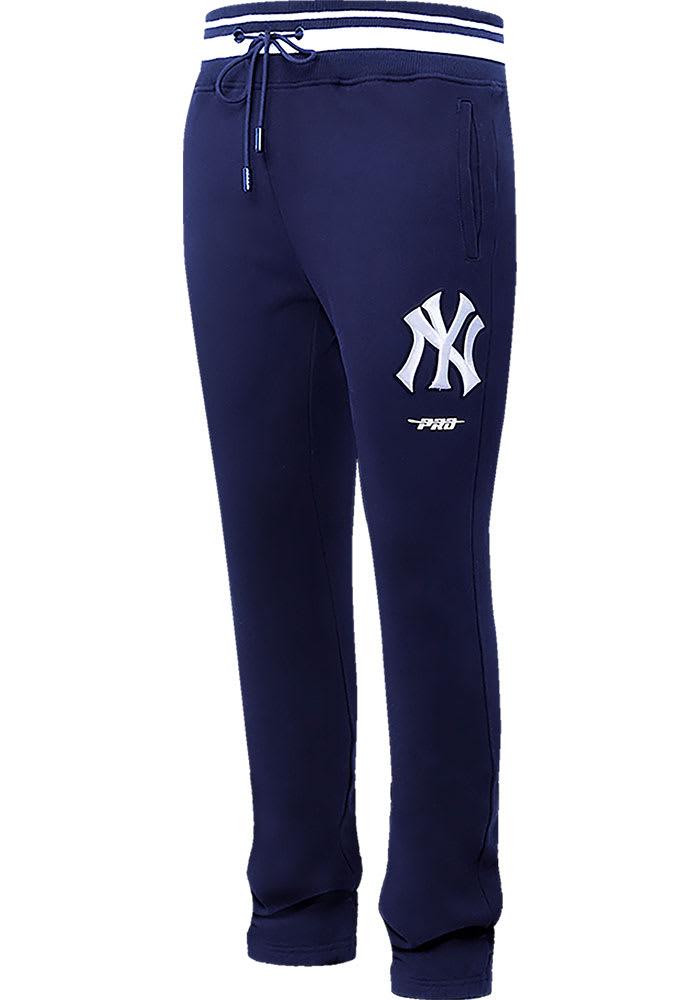 New York Yankees Mens Pro Standard MIDNIGHTNAVY Script Tail Sweatpants ...