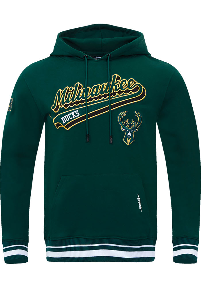 Pro Standard Milwaukee Bucks Mens FOREST Script Tail Long Sleeve ...
