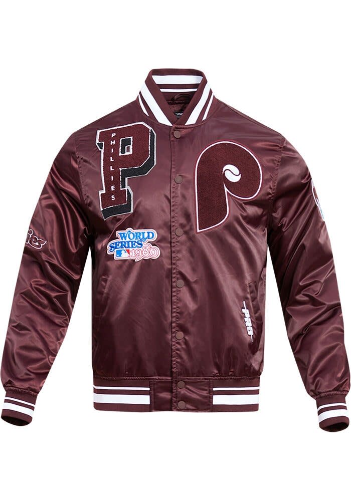 Pro Standard Philadelphia Phillies Mens WINE Retro Mash Up Satin Light ...