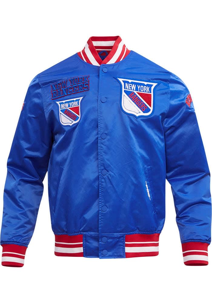Pro Standard New York Rangers Mens ROYAL/RED Retro Satin Light Weight ...