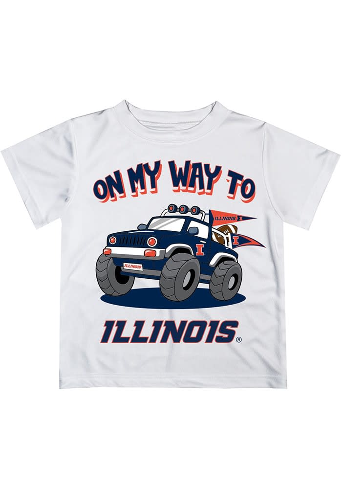 Vive La Fete Illinois Fighting Illini Infant On My Way Short Sleeve T ...