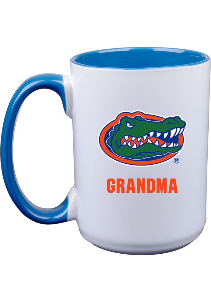 Florida Gators White Grandma 15oz Ceramic Mug - 6598535
