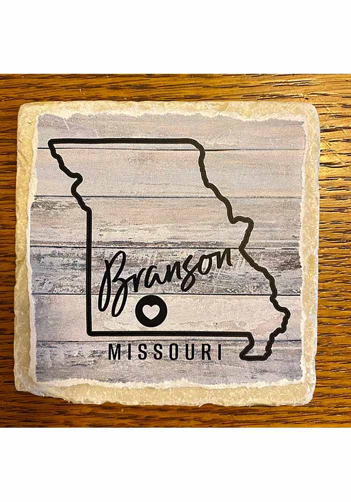 Branson State Shape Coaster - Brown
