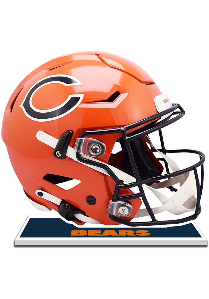 Chicago Bears NAVY Helmet Standee Figurine - 66208806