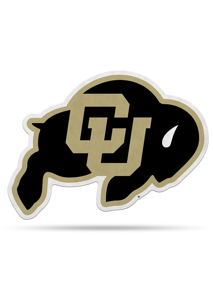 Colorado Buffaloes SILVERGREY Logo Shaped Pennant - 66695220