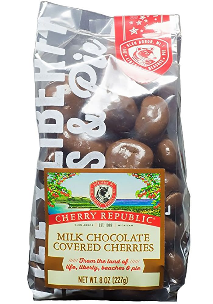 Michigan BROWN State Milk Chocolate Cherries 8oz Candy - 66760003