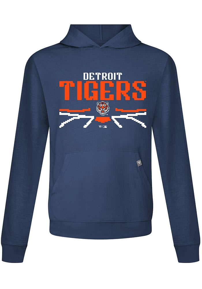 Detroit Tigers Mens Levelwear NAVY Relay Arcade Hood - 6692549