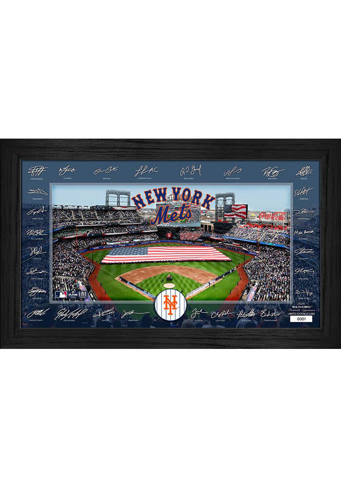 New York Mets BLACK 2025 Signature Field Plaque - 672472454