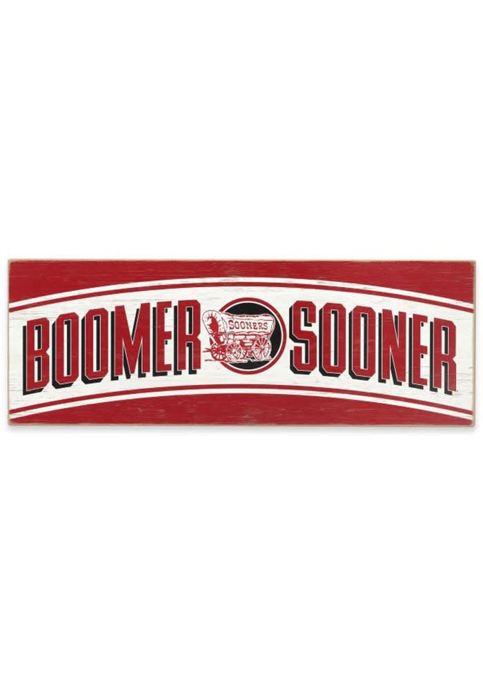 Oklahoma Sooners Tradition Wood Sign Red - 6730337
