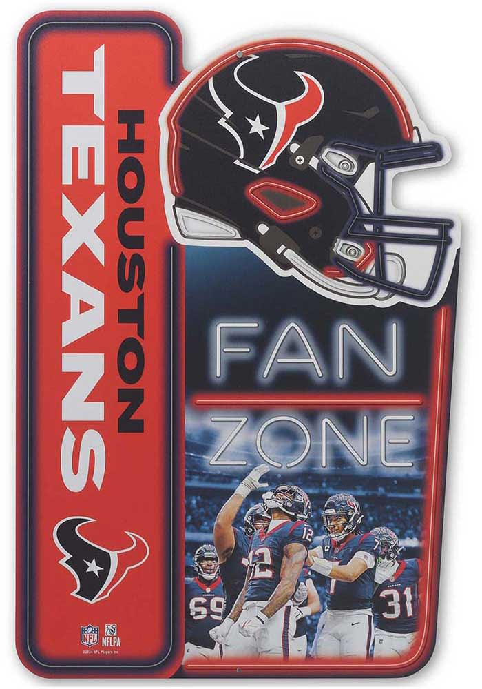 Houston Texans X-Metal Wall Design Sign Red - 6730440