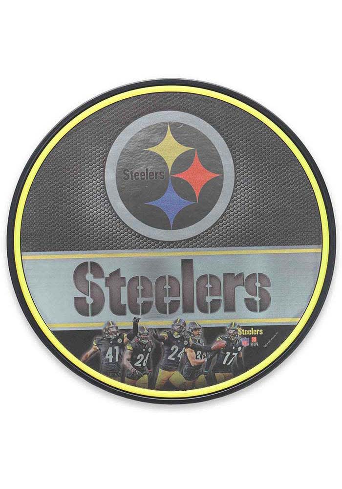 Pittsburgh Steelers LED Team Huddle Sign BLACK - 6730475