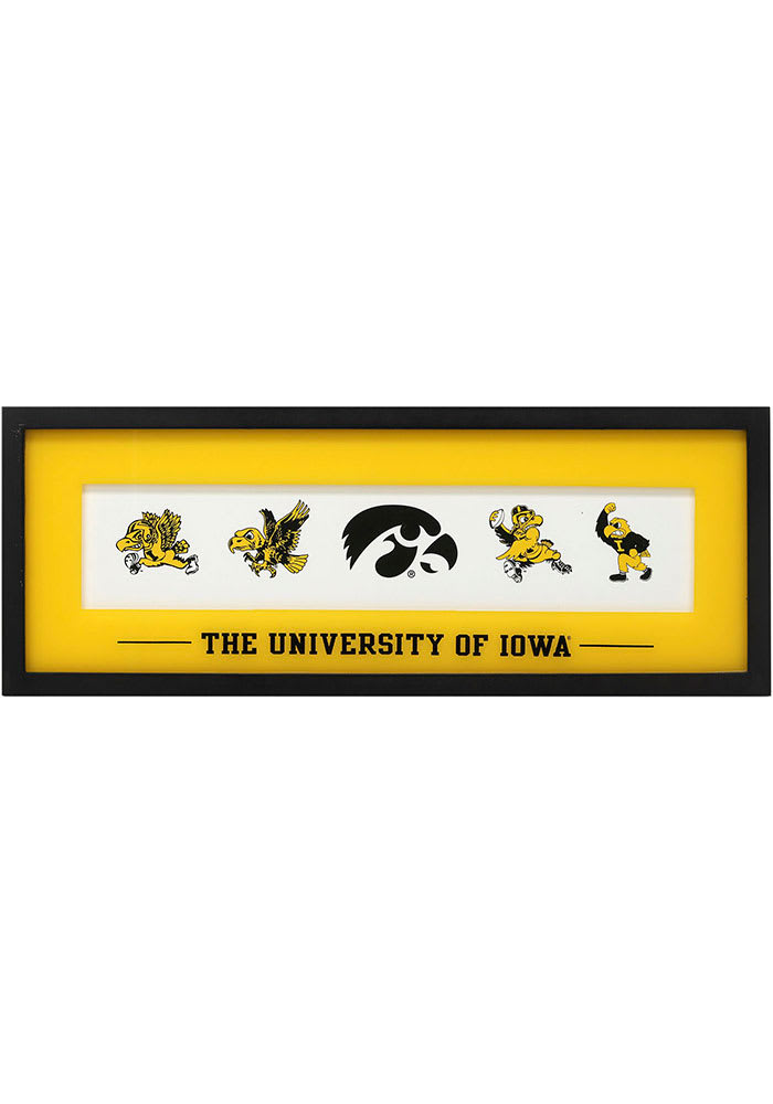Iowa Hawkeyes BLACK Framed Timeline Picture Frame - 67360106