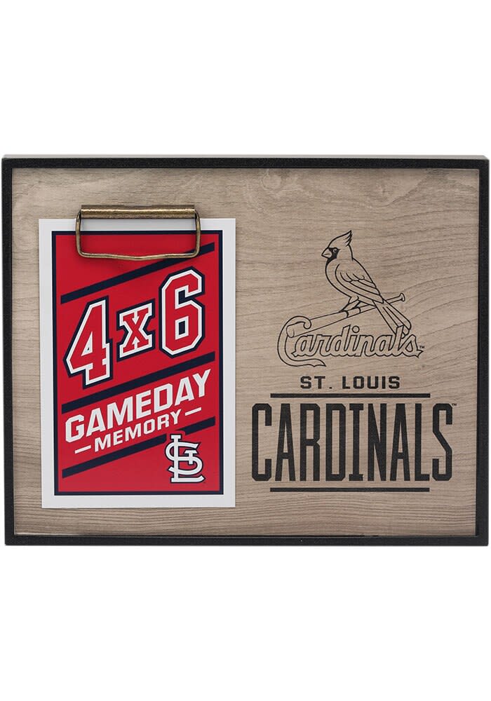St Louis Cardinals BROWN Deep Wood Photo Picture Frame - 67370045
