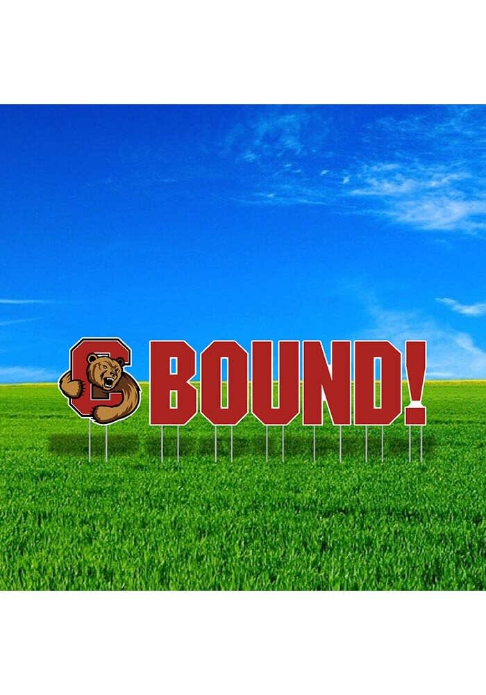 Cornell Big Red RED Large Bound Yard Sign - 676182804