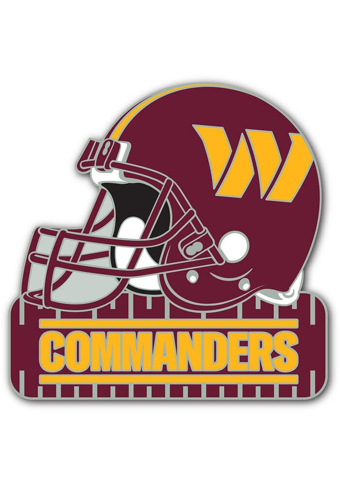 Washington Commanders BURGUNDY Helmet Souvenir Pin - 6786491