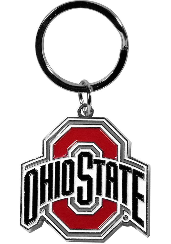 Ohio State Buckeyes SCARLET Enameled Keychain - 67913209