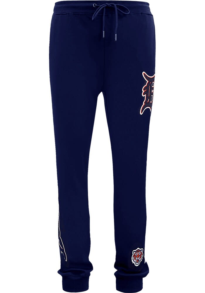 Detroit Tigers Mens Pro Standard NAVY Classic Chenille Sweatpants ...