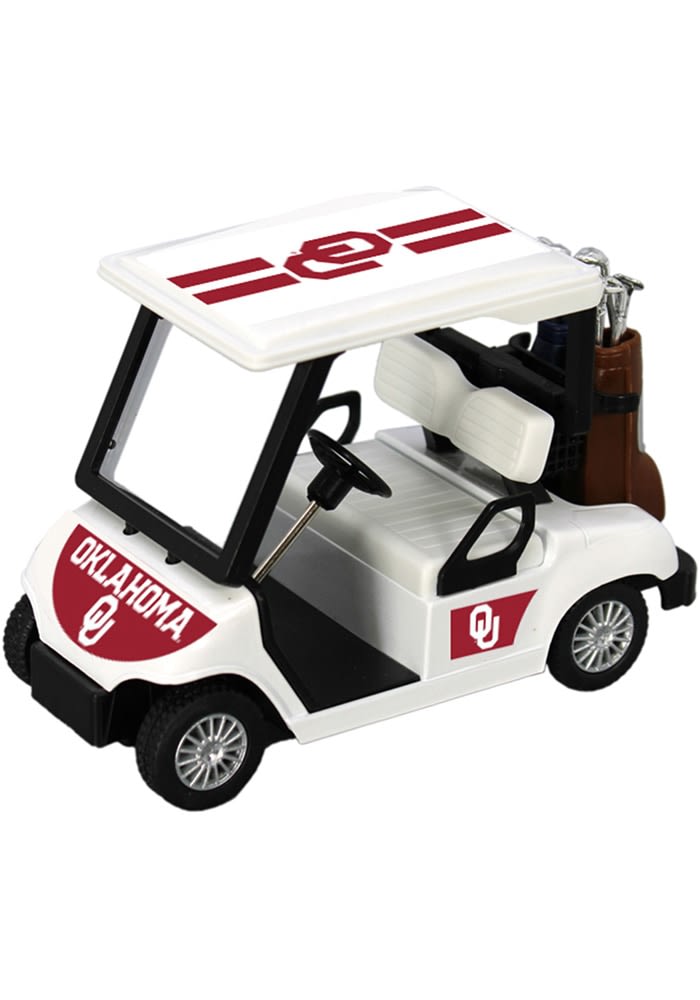 Oklahoma Sooners Toy | Oklahoma Sooners Car White Logo Golf Cart - 68125055