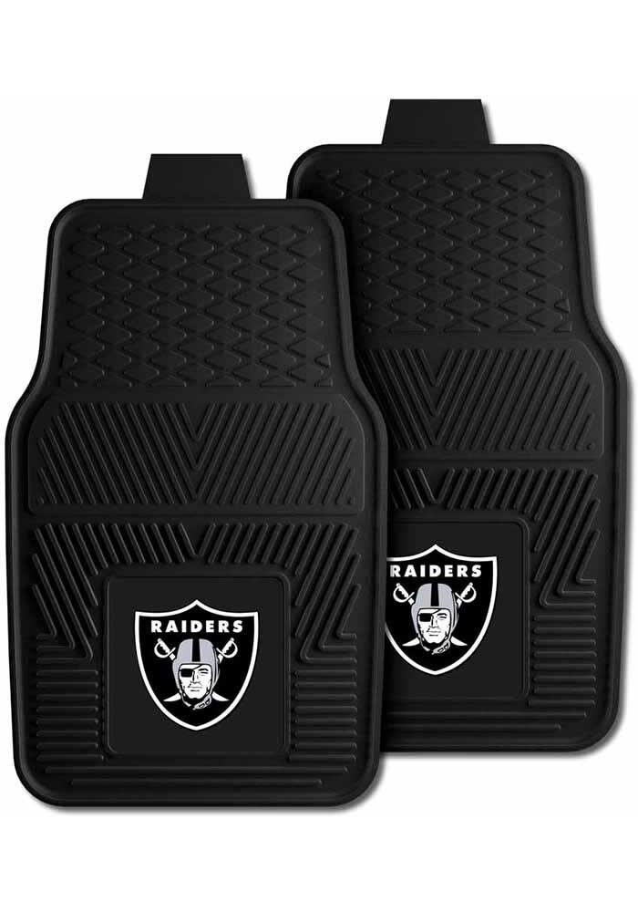 Sports Licensing Solutions Las Vegas Raiders BLACK Logo Car Mat - 684142538