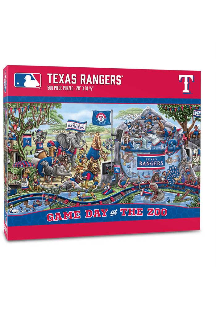 Texas Rangers BLUE Game Day at the Zoo Puzzle - 68600025