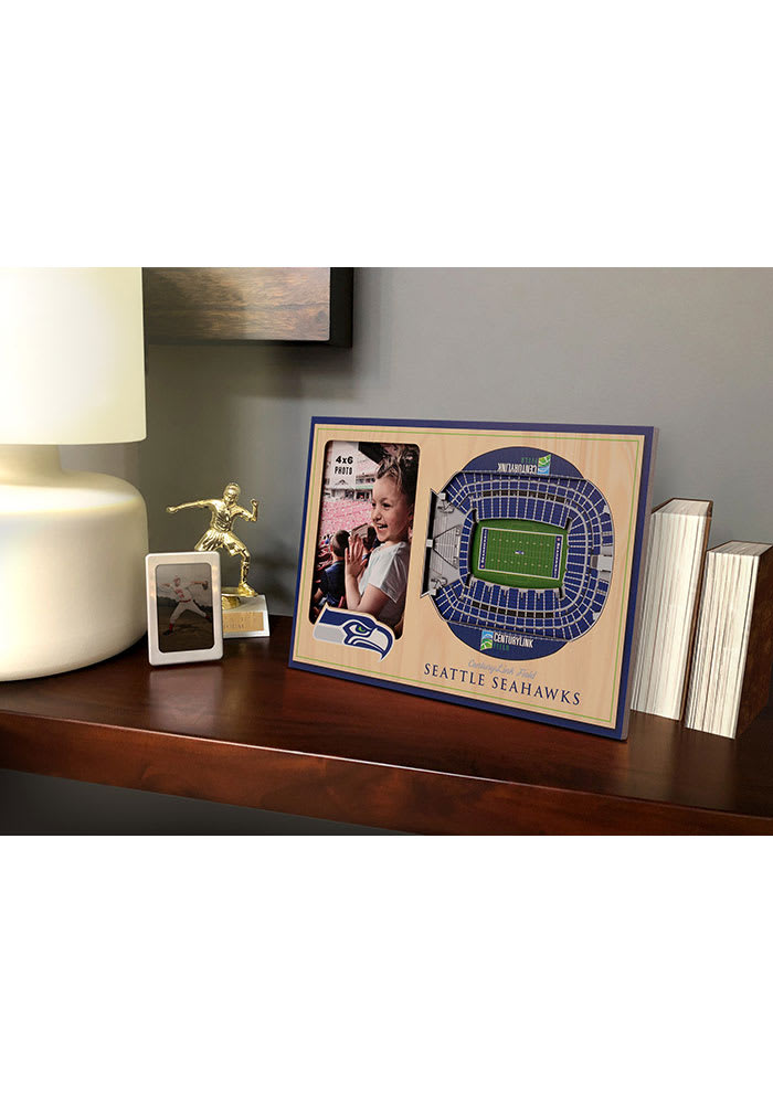 Seattle Seahawks BROWN Stadium View 4x6 Picture Frame - 6860548