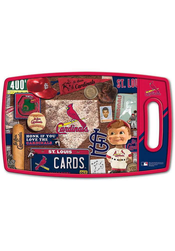 St Louis Cardinals Retro Cutting Board - GREEN